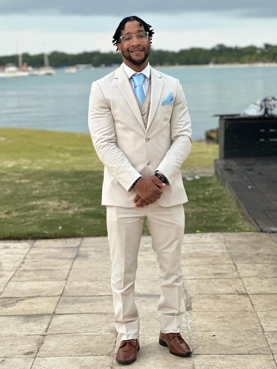 Dressself Women White Groomsmen Suits Notched Lapel Single Breasted ...